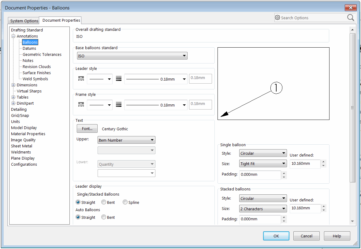 Export All SOLIDWORKS Document Level Options To Excel Solidworks GPT